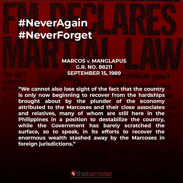 Marcos v. Manglapus, G.R. No. 88211, September 15, 1989 – THE BARRISTER