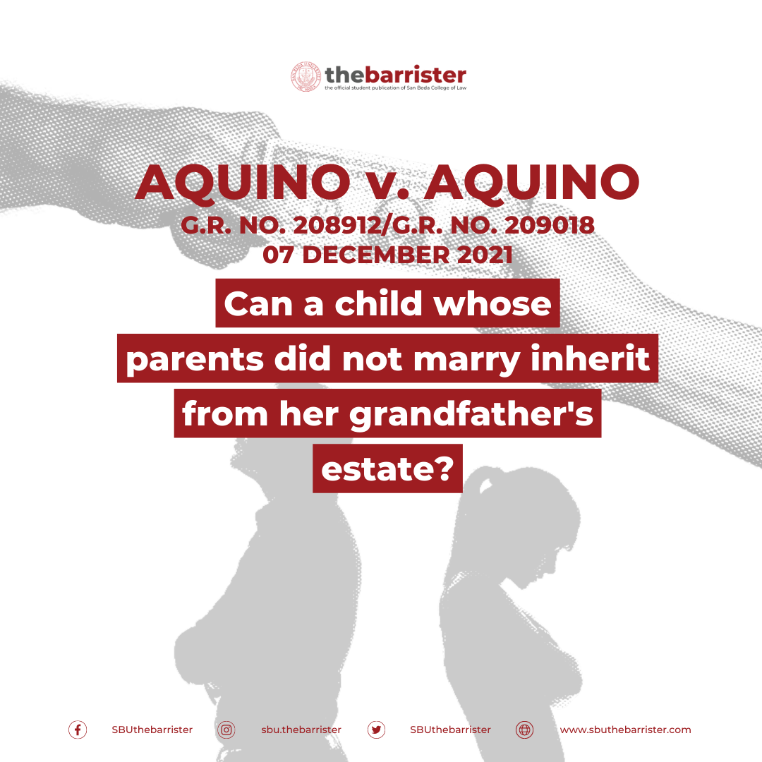 Amadea Angela K. Aquino v. Rodolfo C. Aquino and Abdulah C. Aquino ...