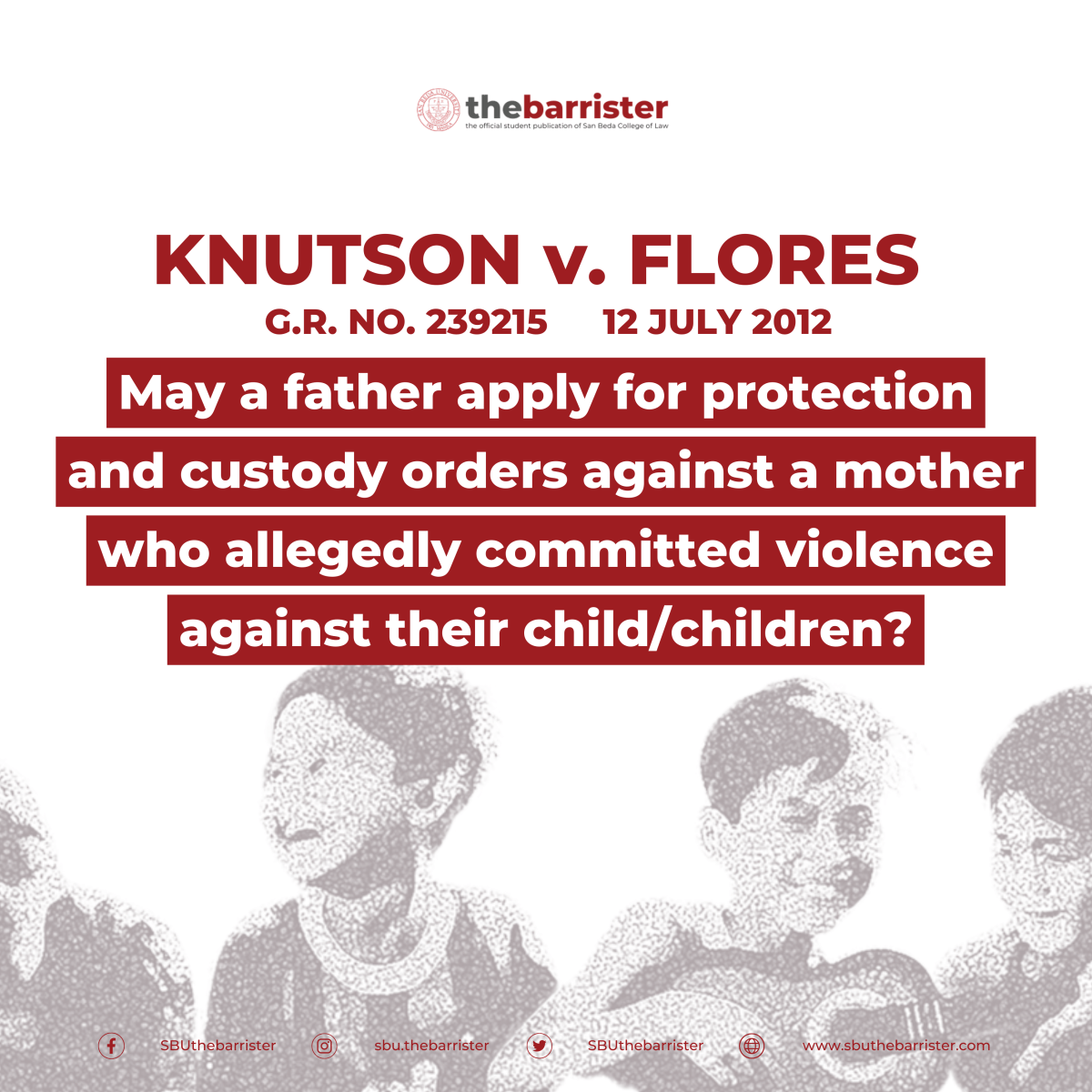 Randy Michael Knutson, acting on behalf of minor Rhuby Sibal Knutson v ...