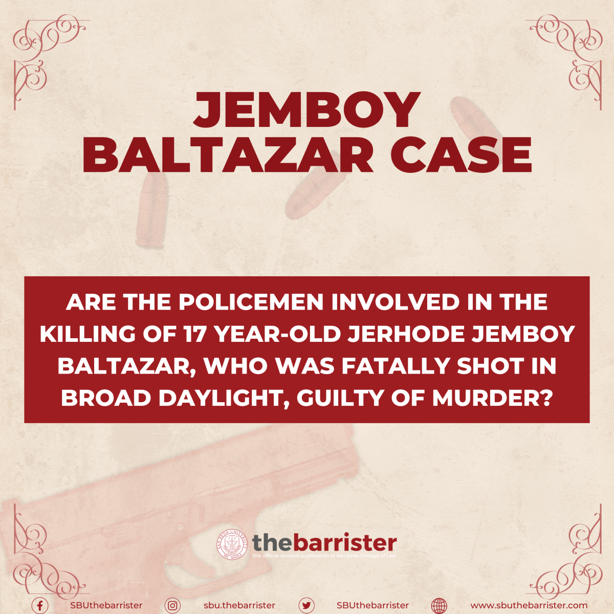 Jemboy Baltazar Case – The Barrister